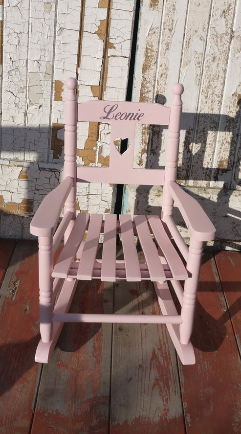 Vintage personalised rocking chair with your child's name or initials ...